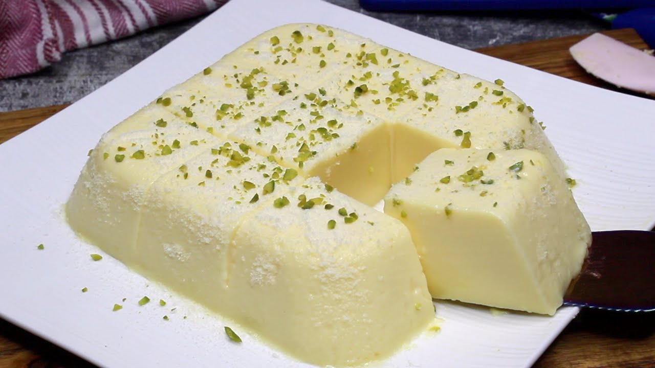 Soft & Creamy Milk Pudding | Make this Easy and Delicious dessert ...