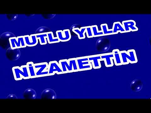 İyi ki Doğdun Nizamettin İsme Özel Komik Doğum Günü Şarkısı