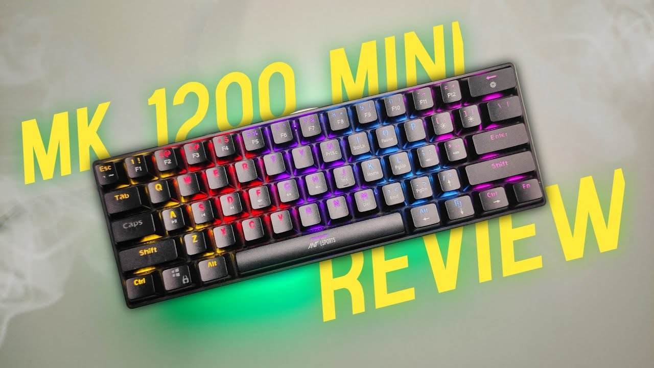 Ant Esports MK1200 Mini 60% Mechanical keyboard Review | Best 60% ...
