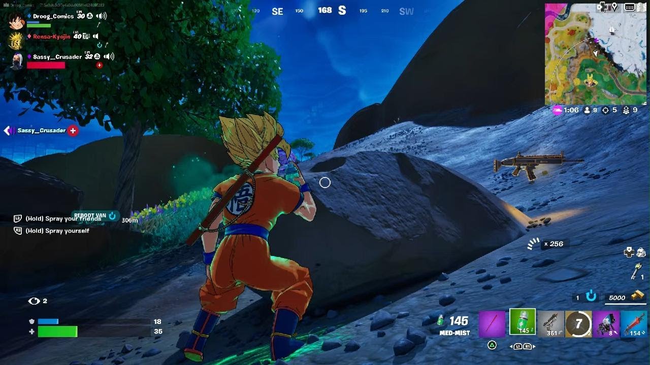 Fortnight one for all comeback - YouTube