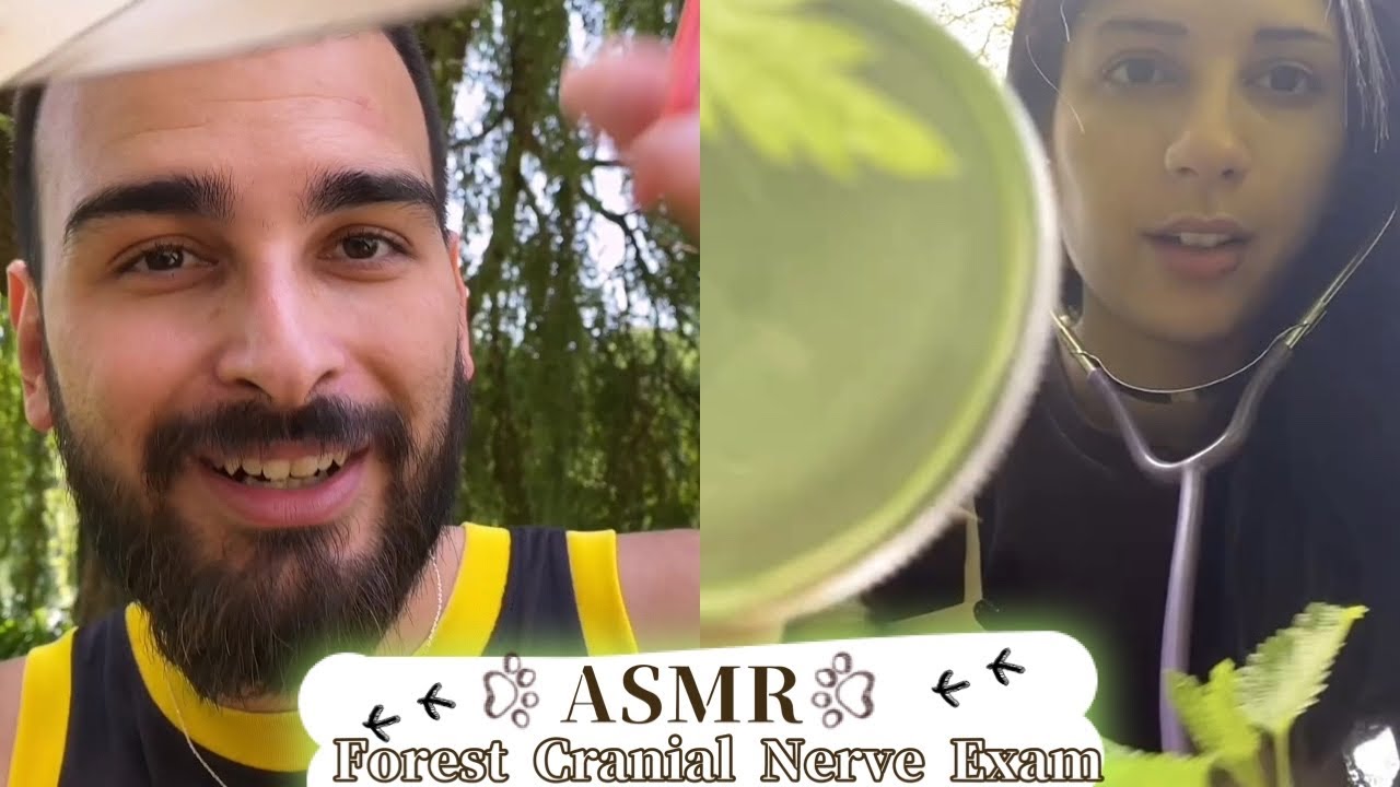 [ASMR] Cranial Nerve Exam in the forest with doctor @ekalasmr - YouTube
