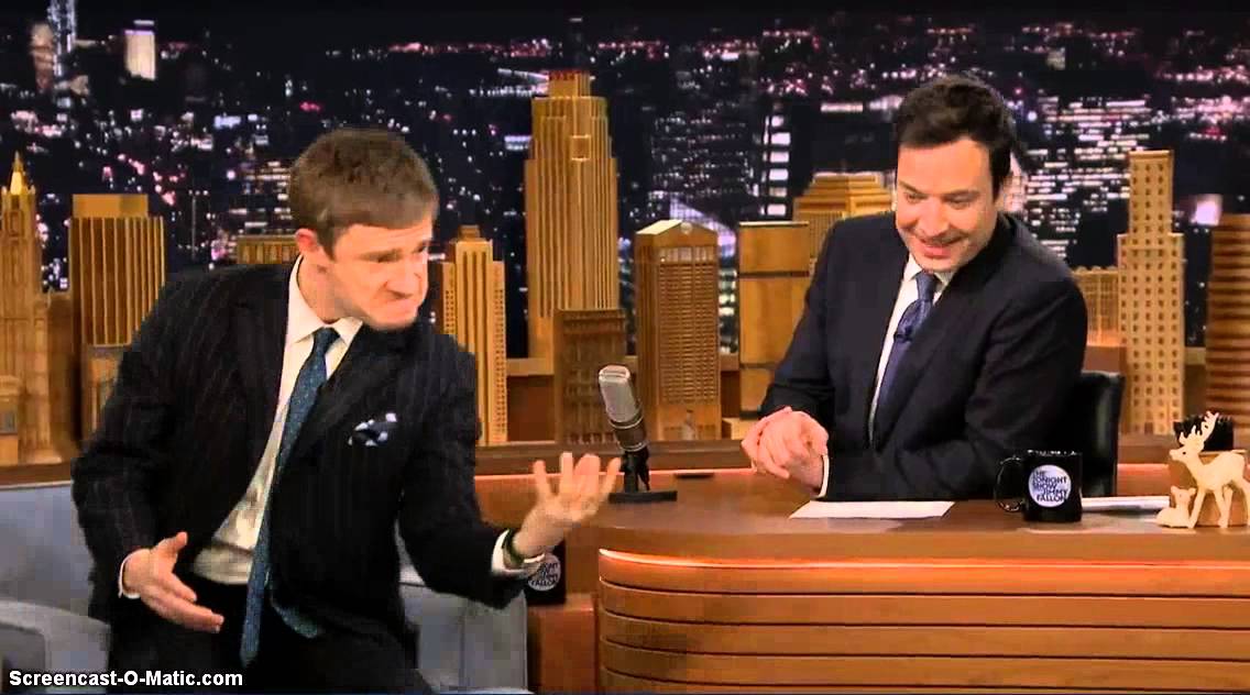 Jimmy Fallon audience cheer for Martin Freeman projects and other ...