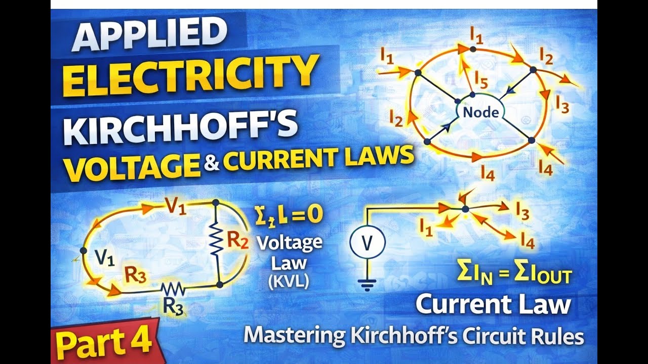 Applied Electricity | Kirchhoff’s Laws Part 4 - YouTube