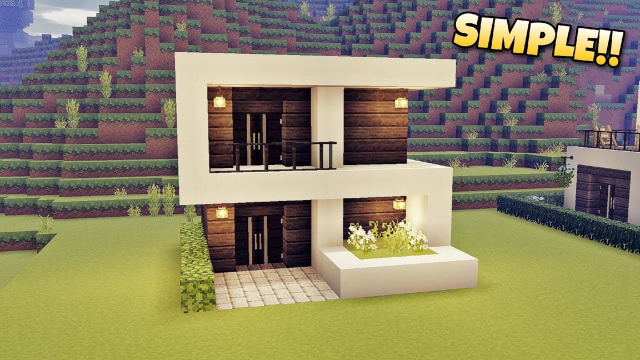 Minecraft | Membuat Rumah Bagus Simple 26 ( Tutorial ) - YouTube