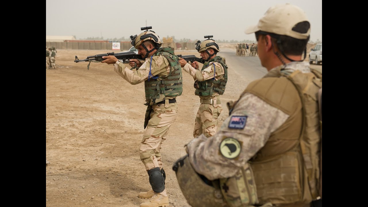 NZDF in Iraq: Training Day at Camp Taji - YouTube