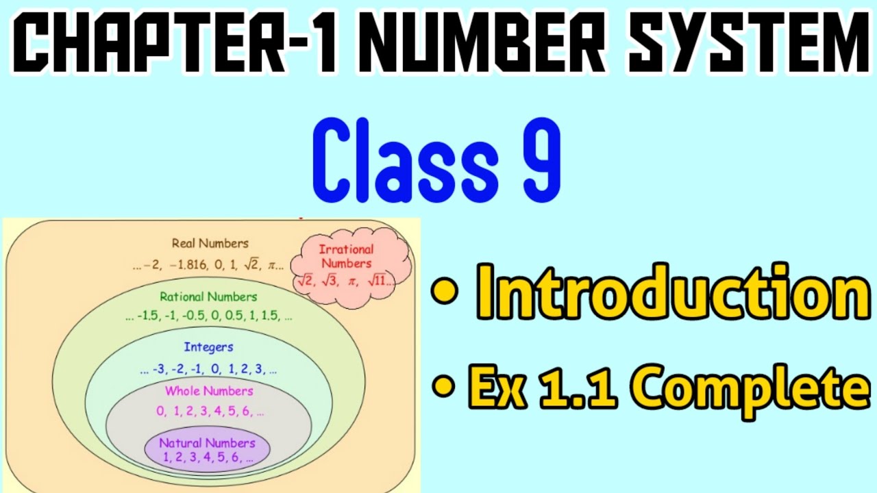 Chapter 1 Maths Class 9 | Ex 1.1 (Complete) - YouTube
