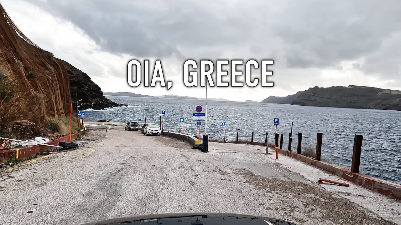Oia Drive in 4K - YouTube