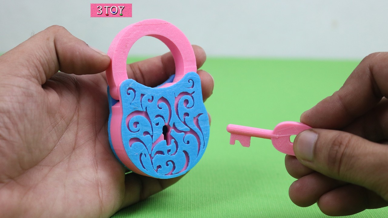 3D Printed Lock How it's Work - YouTube