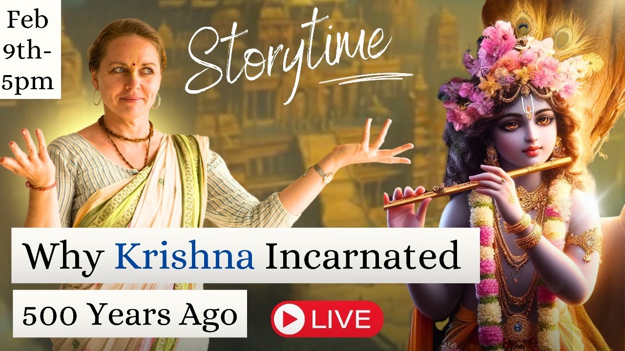 Why Krishna appeared 500 years ago / Story Time with Sudevi - YouTube