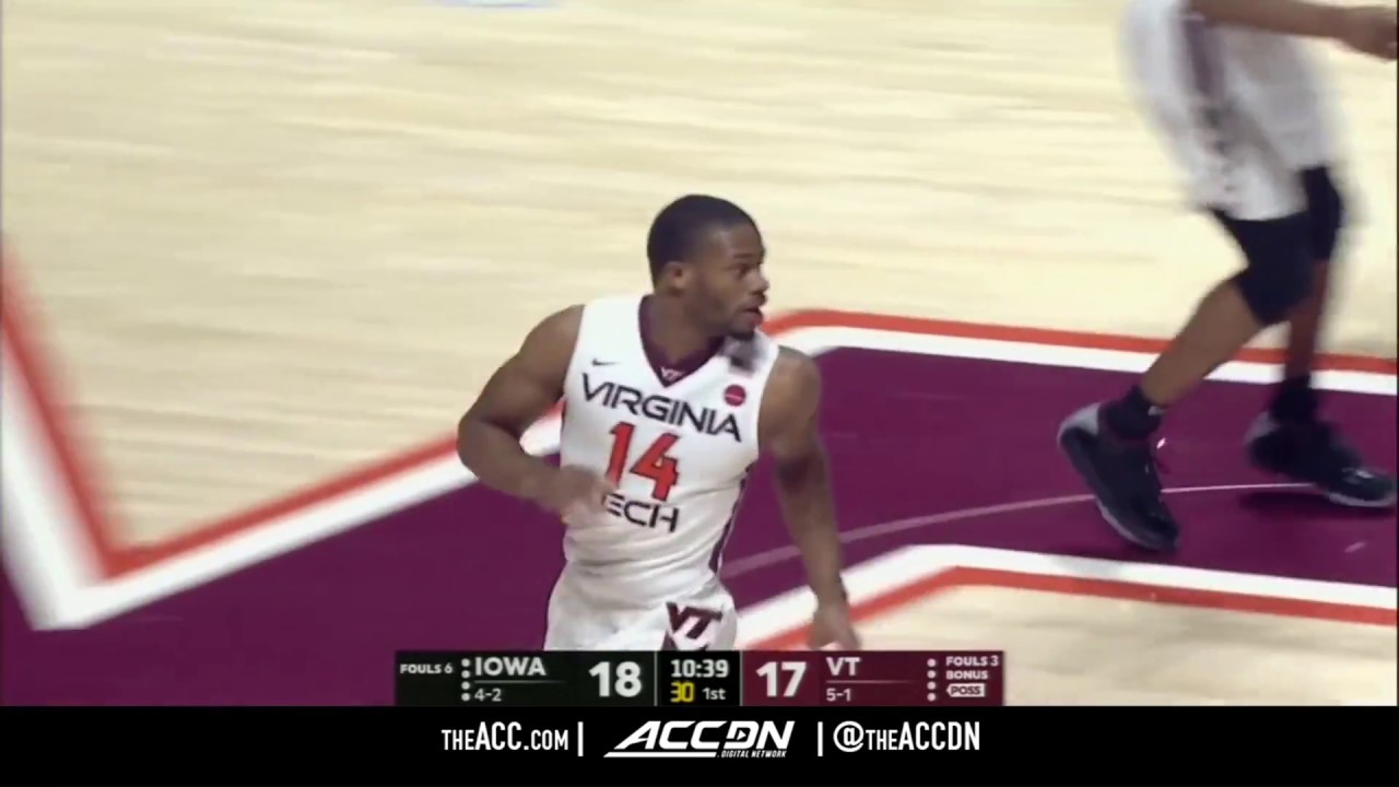 Iowa vs Virginia Tech College Basketball Condensed Game 2017 - YouTube