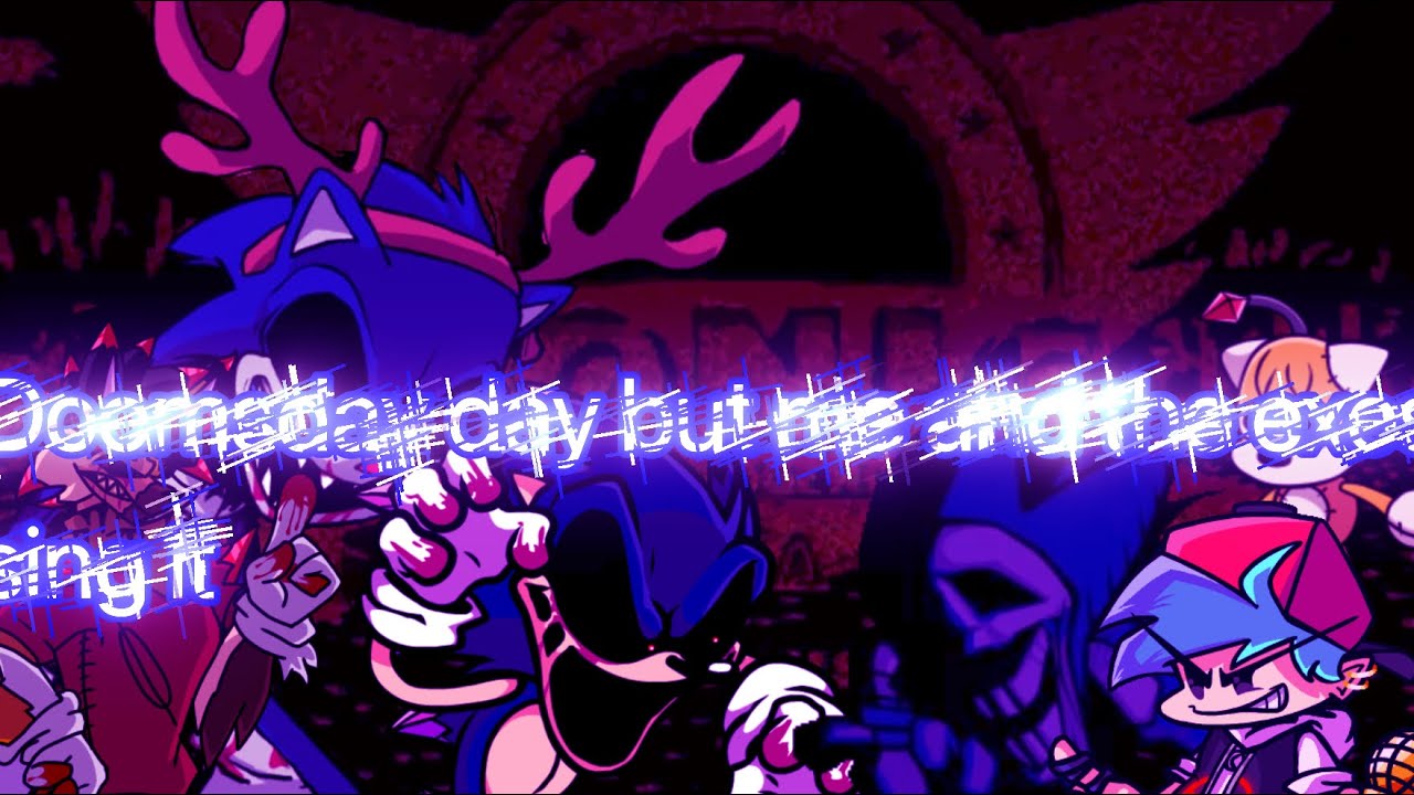 Fnf doomsday (red rings) but me and the exes sing it - YouTube