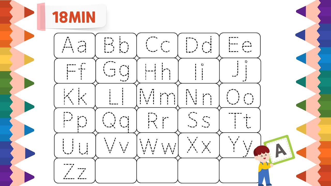 [18 min] How to Write Letters for Children - Teaching Writing ABC for ...