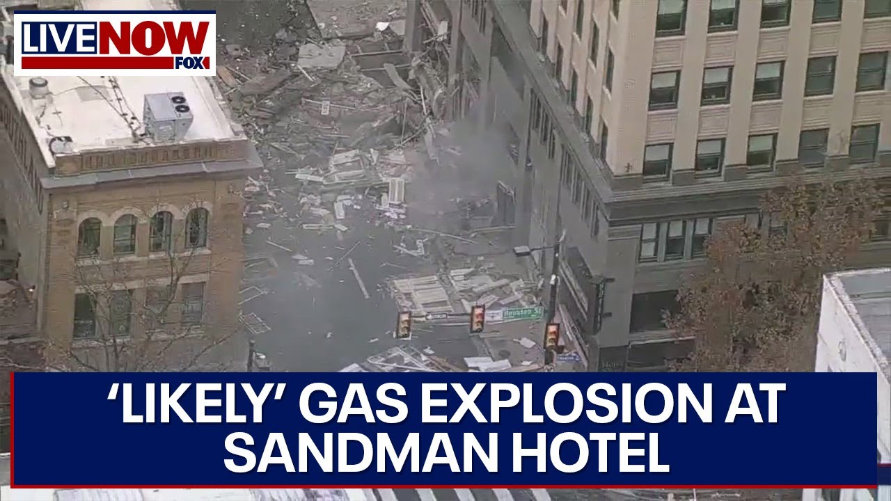 Fort Worth explosion: 'Likely' gas leak at Sandman Hotel, 21 injured ...