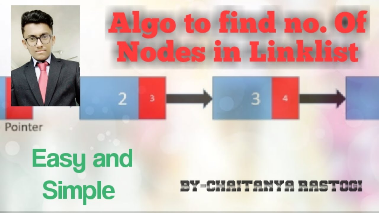 How To Write An Algorithm To Find No Of Nodes Present In Linklist Data Structure It 5022