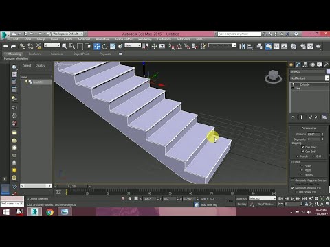 3ds max how to create a stairs case [hindi] Stair Design in 3ds MAX | 3ds Max Modeling Basic ...