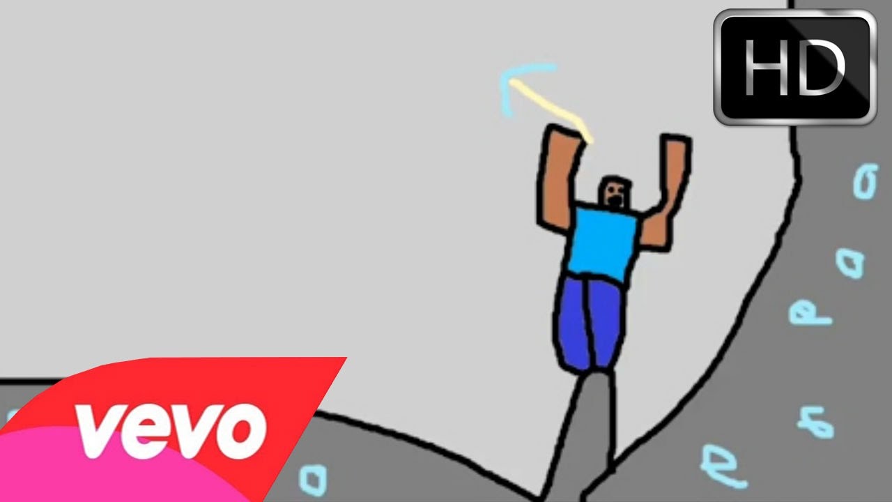 MINECRAFT STEVE WITH LYRICS AND ANIMATION | By MineCraft Awesome ...