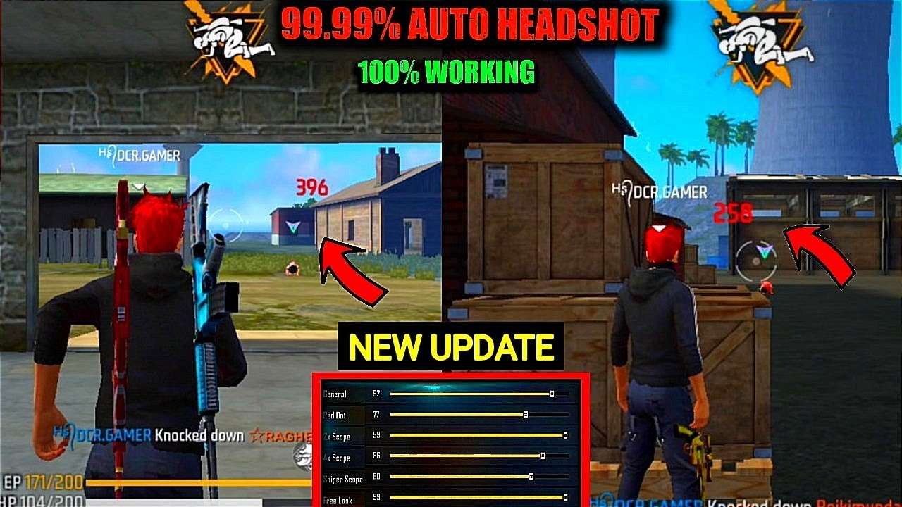 New Update Free Fire 🎯 Best Sensitivity Free Fire || New Settings Free ...