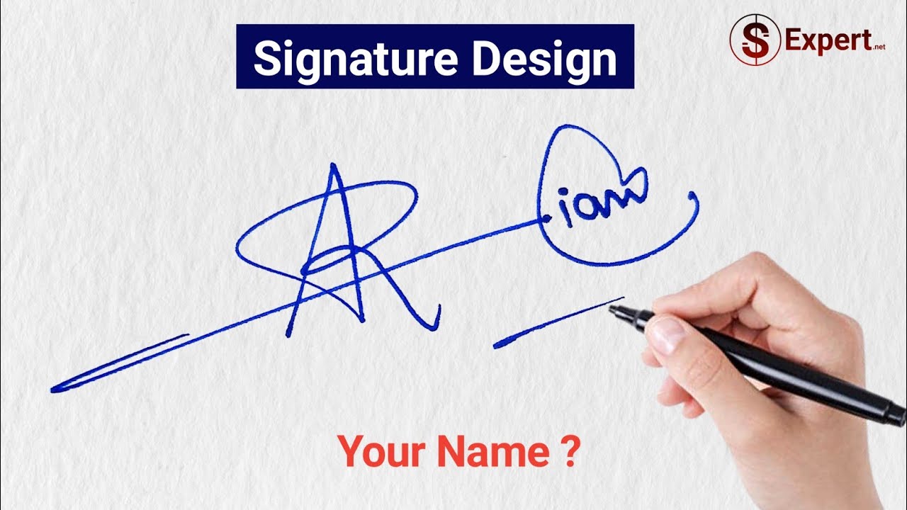 Different Types Of Signature Styles | Signature Style Of My Name | How ...