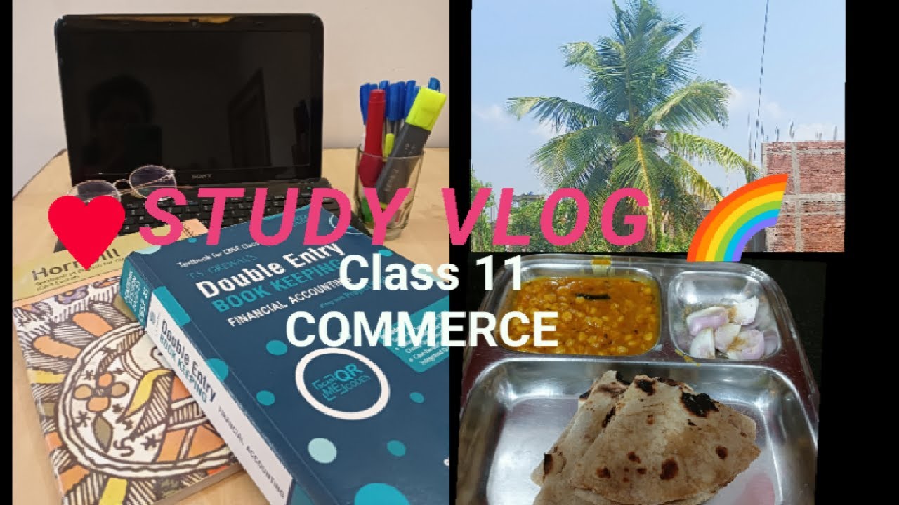 Study vlog class 11 commerce | Life of student as 11 grader #commerce ...
