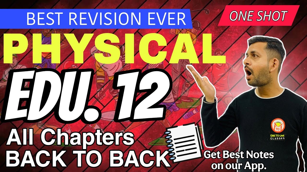 ONE SHOT PHYSICAL EDUCATION CLASS 12 | physical education class 12 one ...