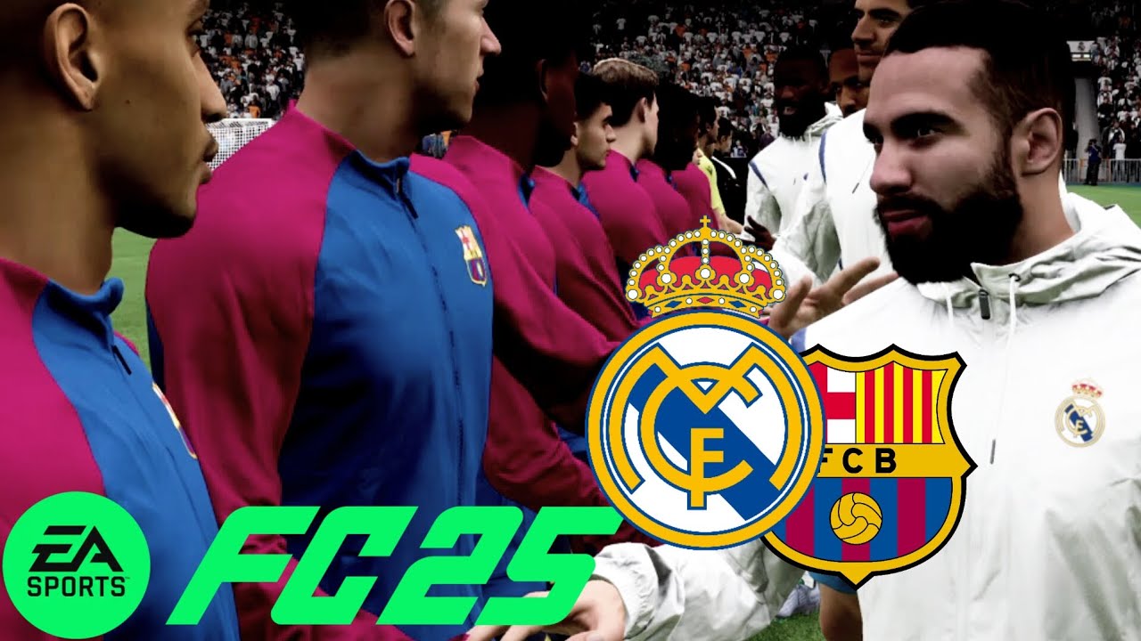 EAFC25 [ps4] GAMEPLAY | REAL MADRID - FC BARCELONA - YouTube
