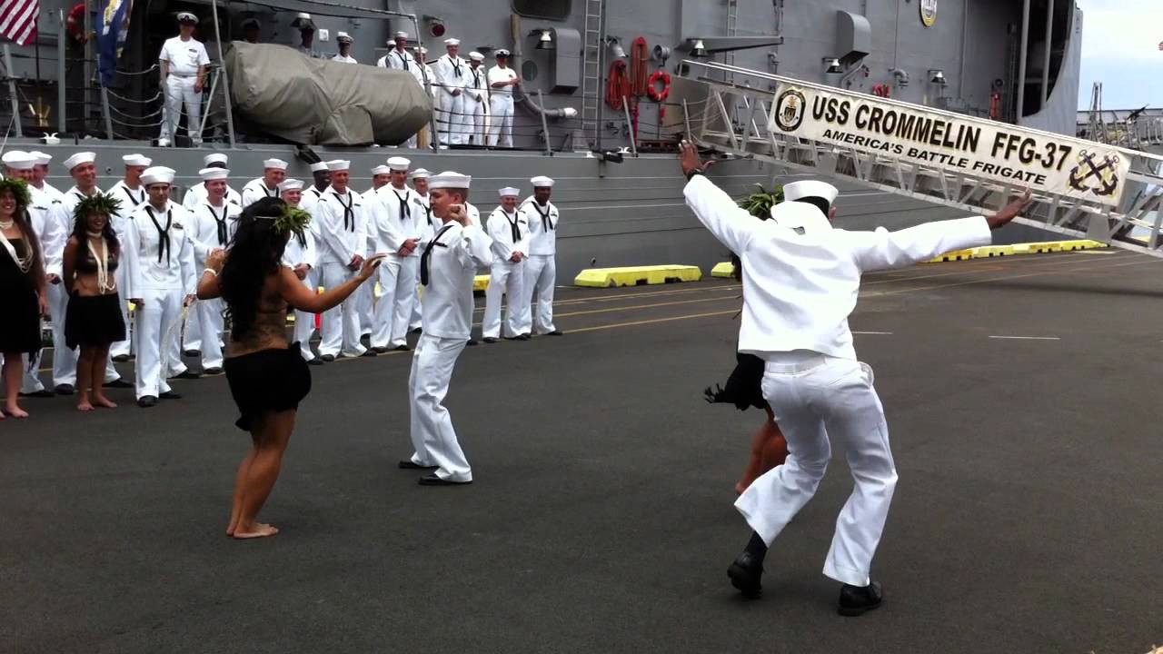 Military Tahihtian Slap Dance? - YouTube