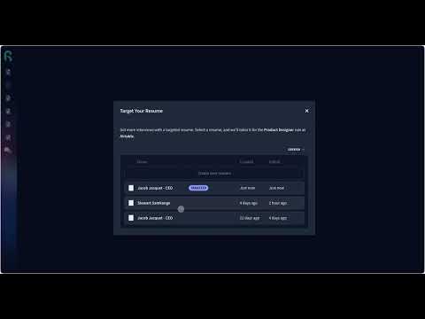 A New Way to Job Search with Rezi