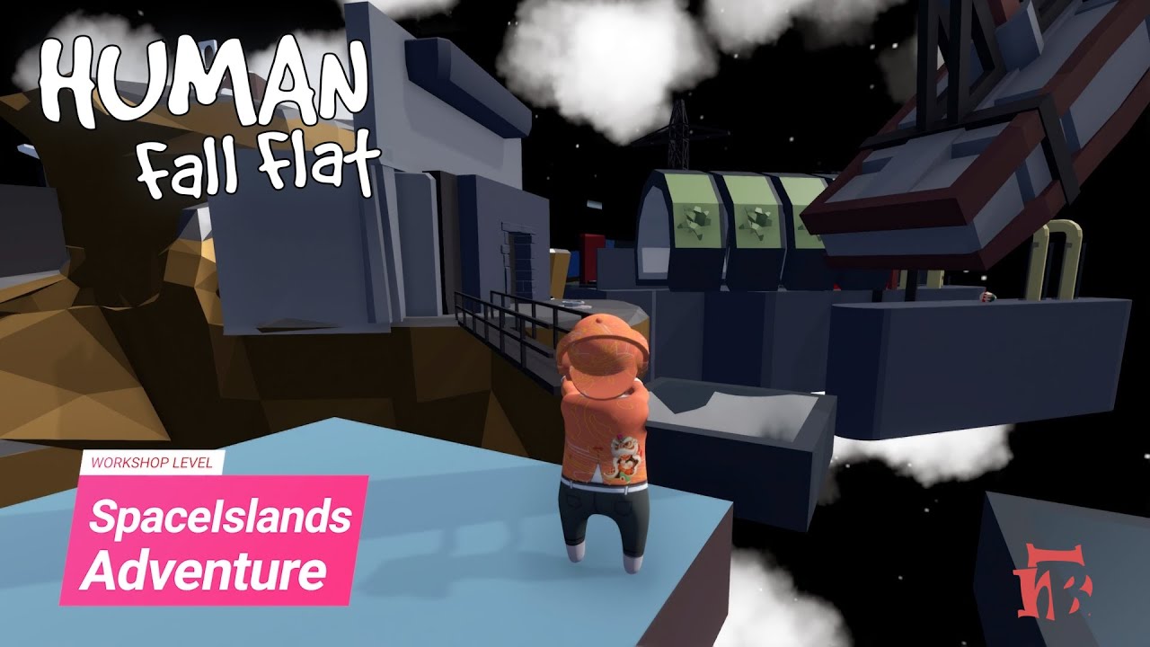 Human Fall Flat - SpaceIslands Adventure Level Walkthrough | Custom Map ...