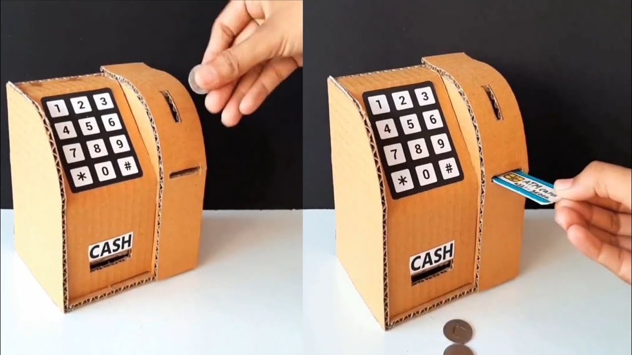 DIY Video | Get Crafty With Paper ATM Making | Easy DIY Craft Tutorial ...