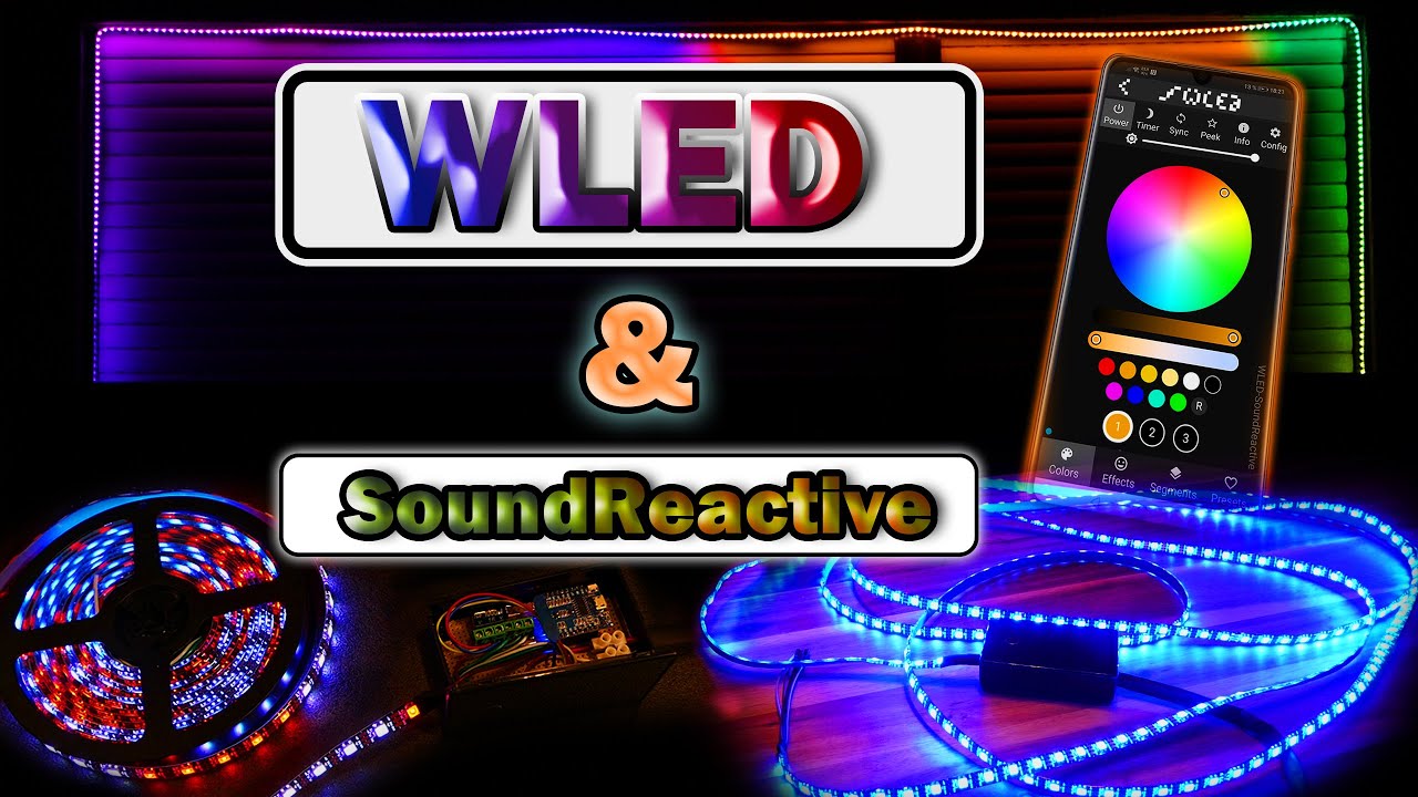 WLED + SoundReactive LED Stripe Tutorial: Bau & Konfiguration mit ...