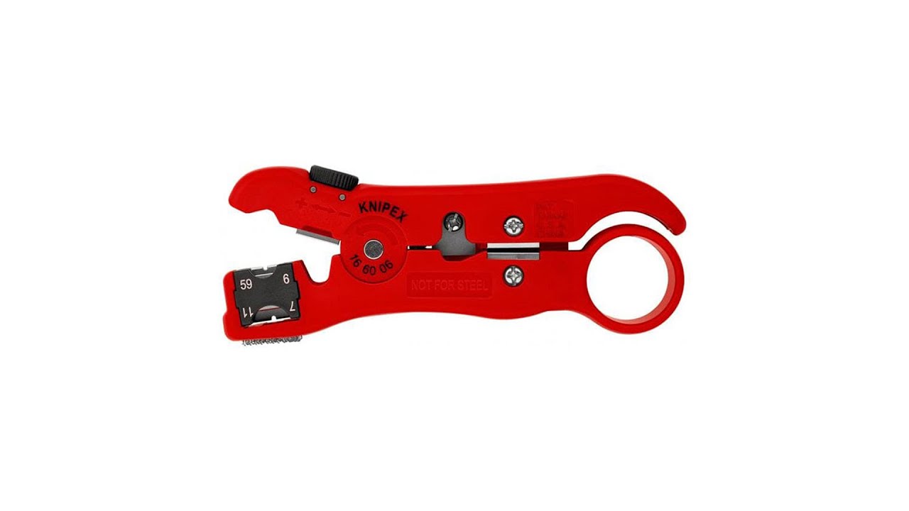 Decablator universal cabluri coaxiale si cabluri date/telefonie KNIPEX ...