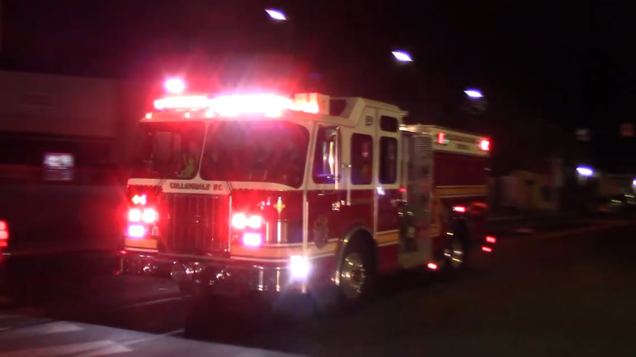 Collingdale Fire Company Squad 33 Responding - YouTube