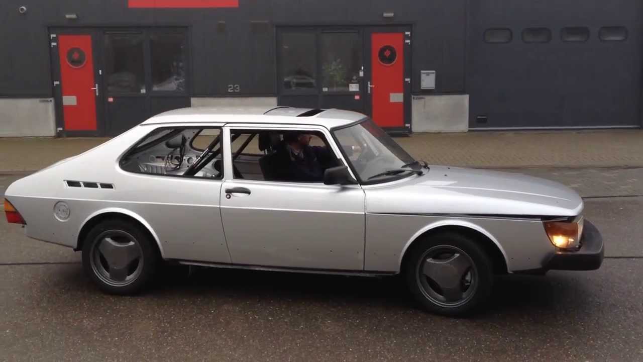 Saab 900 turbo-CR First run after restoration part 1 - YouTube