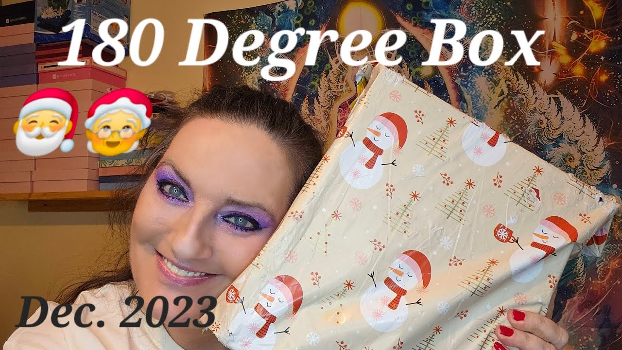 180 Degree Box 🎁 December 2023 🎁 Such a special box of goodies! What's ...