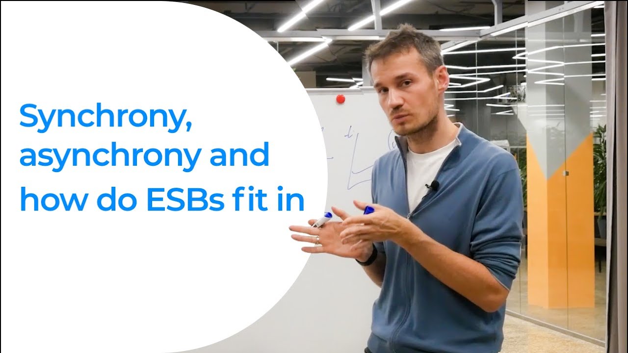 Synchrony, asynchrony and how do ESBs fit in - YouTube