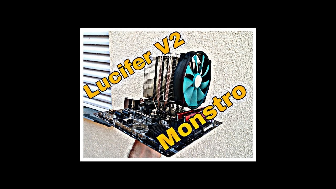 cooler lucifer V2 uboxing e analise - dica de como instalar em am4 ...