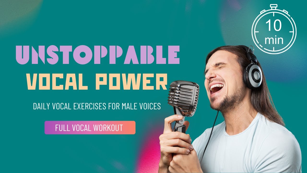 Unstoppable Vocal Power (Singing Workout) For Male Voices 🎤 - YouTube