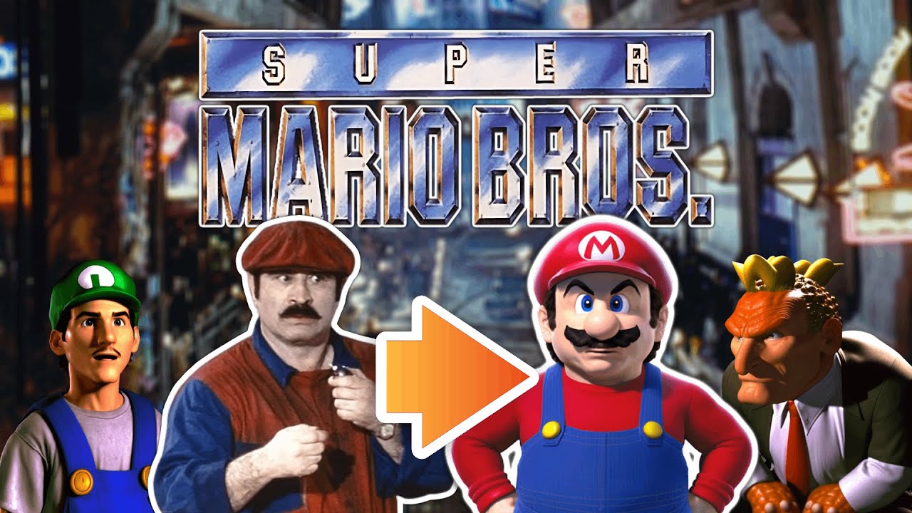 "Fixing" The 1993 Mario Movie With AI - YouTube