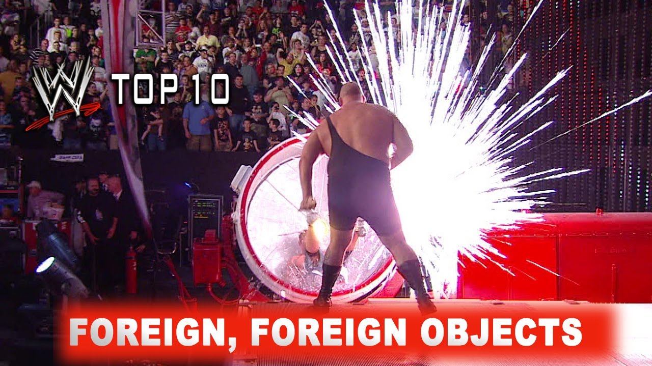 WWE Top 10 - Foreign, Foreign Objects - YouTube