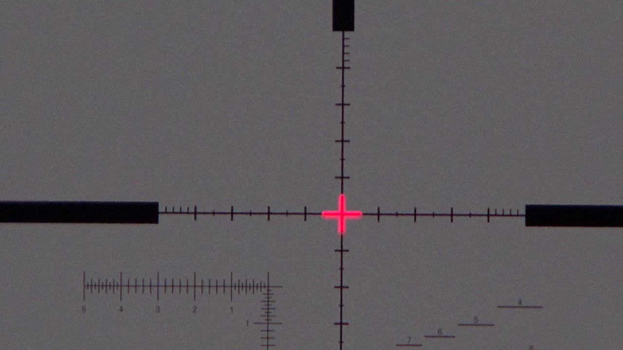 Schmidt & Bender reticulo MSR 5-25x56 - YouTube