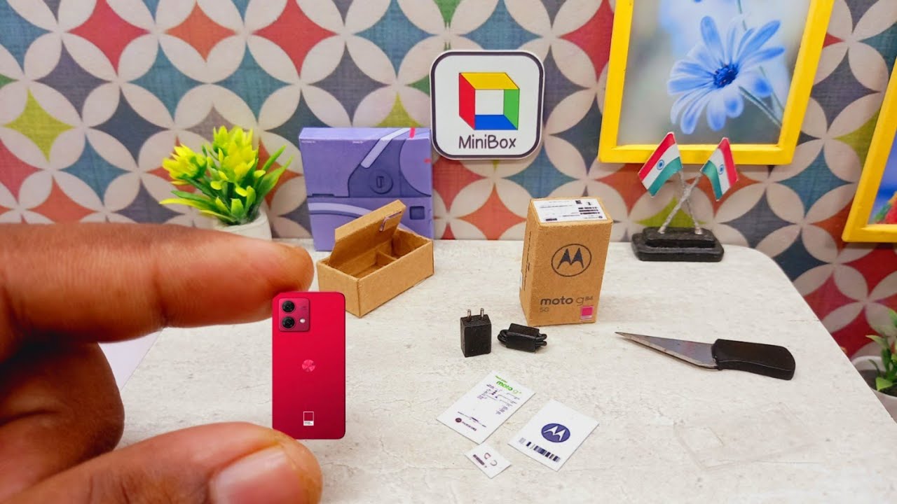 Mini phone moto g84 5G unboxing | Minibox | Miniature phone - YouTube