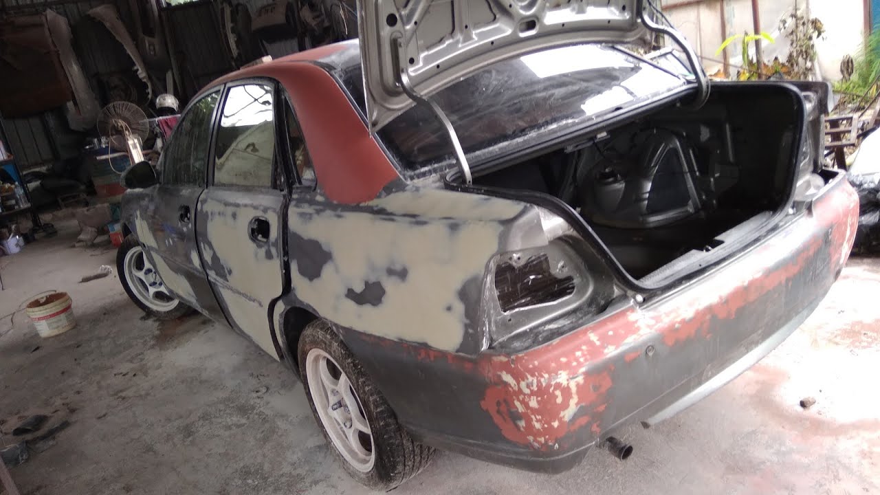 Repaint proton waja | Colour Nardo Grey with Cryistal - YouTube
