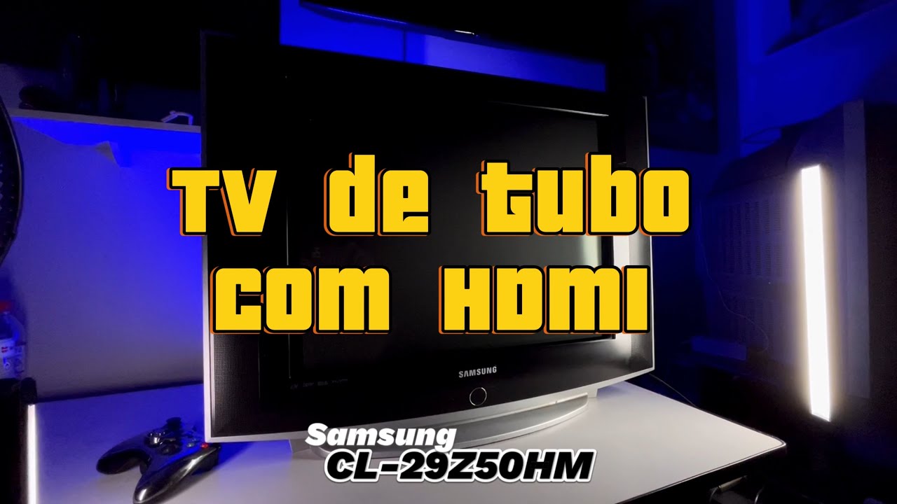 TV de tubo com entrada HDMI samsung CL-29Z50HM. 480p 720p e 1080i ...