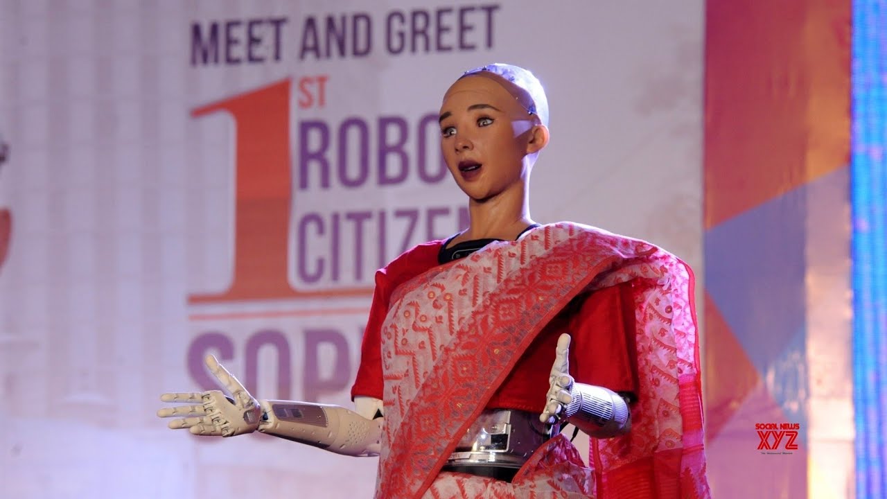 The Interview of female Robot Named "Sophia" - YouTube