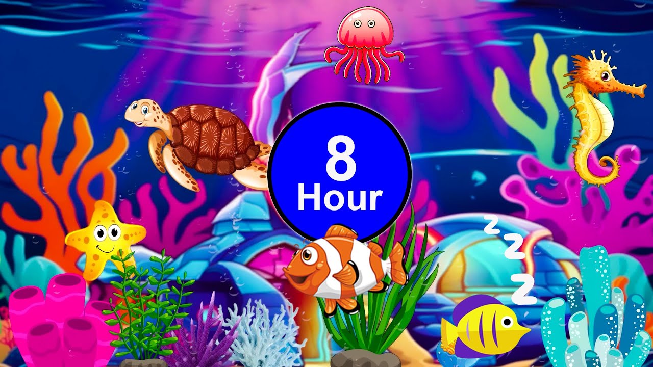 Fish Lullaby 🌙Sleep Instantly in 3 Minutes ♫ Mozart Brahms Lullaby ♥ ...