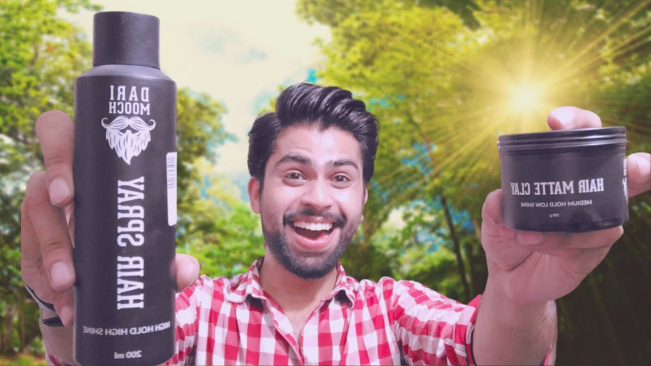 Dari Mooch Hair Spray and Matte Clay Unboxing and Review | Darimooch ...