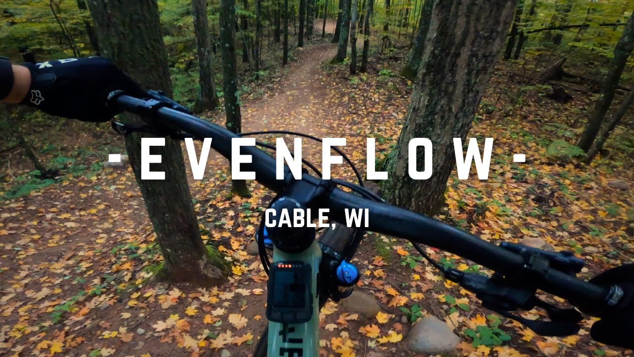 Evenflow / Blue Jump Trail - Trek Trails - Cable, WI - YouTube