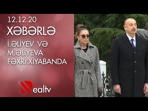 İlham Əliyev və Mehriban Əliyeva Fəxri Xiyabanda