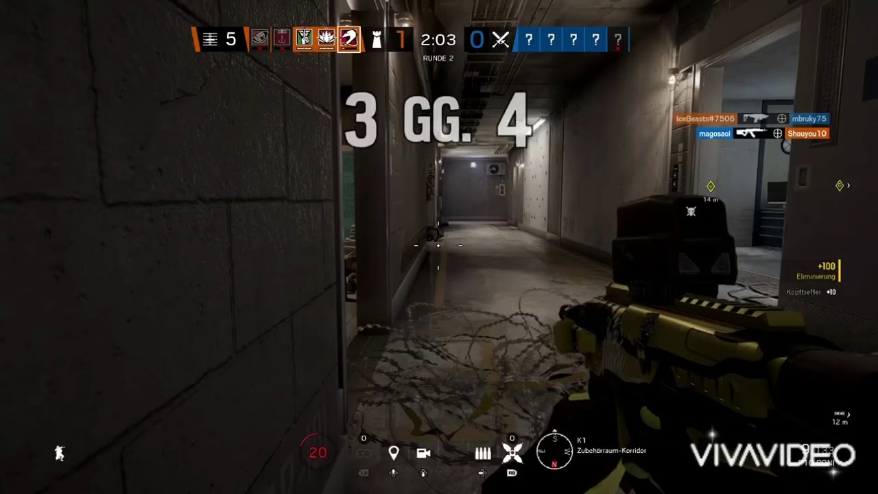 Meine Kill zusammen Fassung von Der Map Kanal von R6S von heute morgen ...