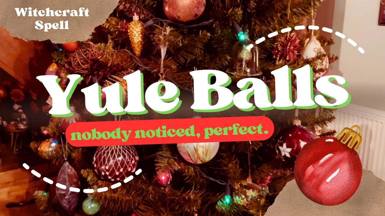 DIY Yule Witch's Balls - Magical Holiday Decor ️ - YouTube